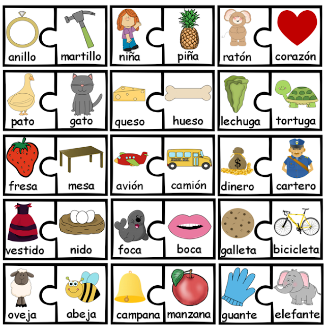 5 Centros De Aprendizaje De Rimas - En Español By Silvia Schavz 0BC