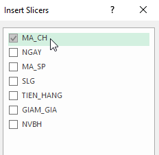 Slicer và Timeline trong Pivot Table và Pivot Chart ~ Excel Thỉnh Vũ