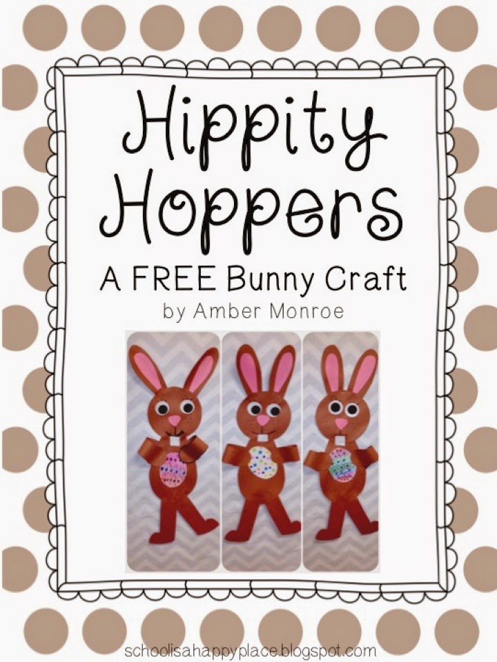 School Is a Happy Place: It's SpringTIME (Plus a Free Bunny Craftivity)