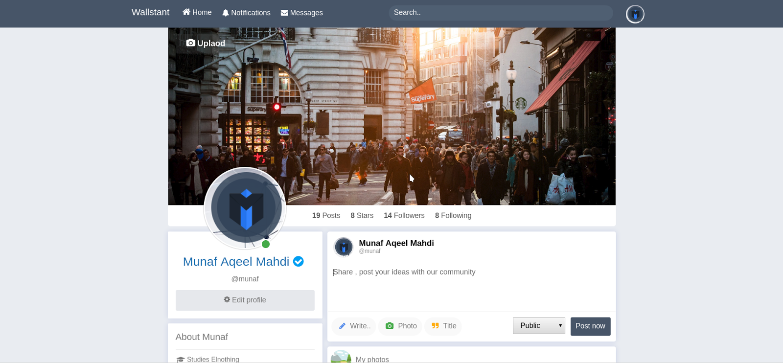 Wallstant The Open Source Php Social Network