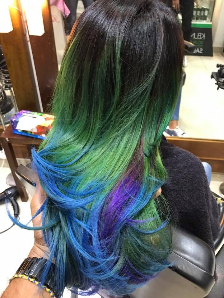 New trend hair coloring | The Rush hair salon - Village Barber Stories