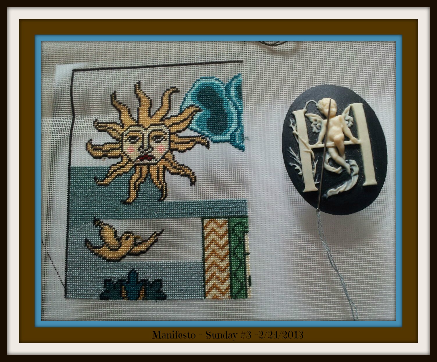 The Stitching Muse: Manifesto Sunday #3 & Ann Bowers Sampler Progress