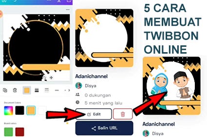 5 Cara Membuat Twibbon Online di hp Android - Review Teknologi Sekarang