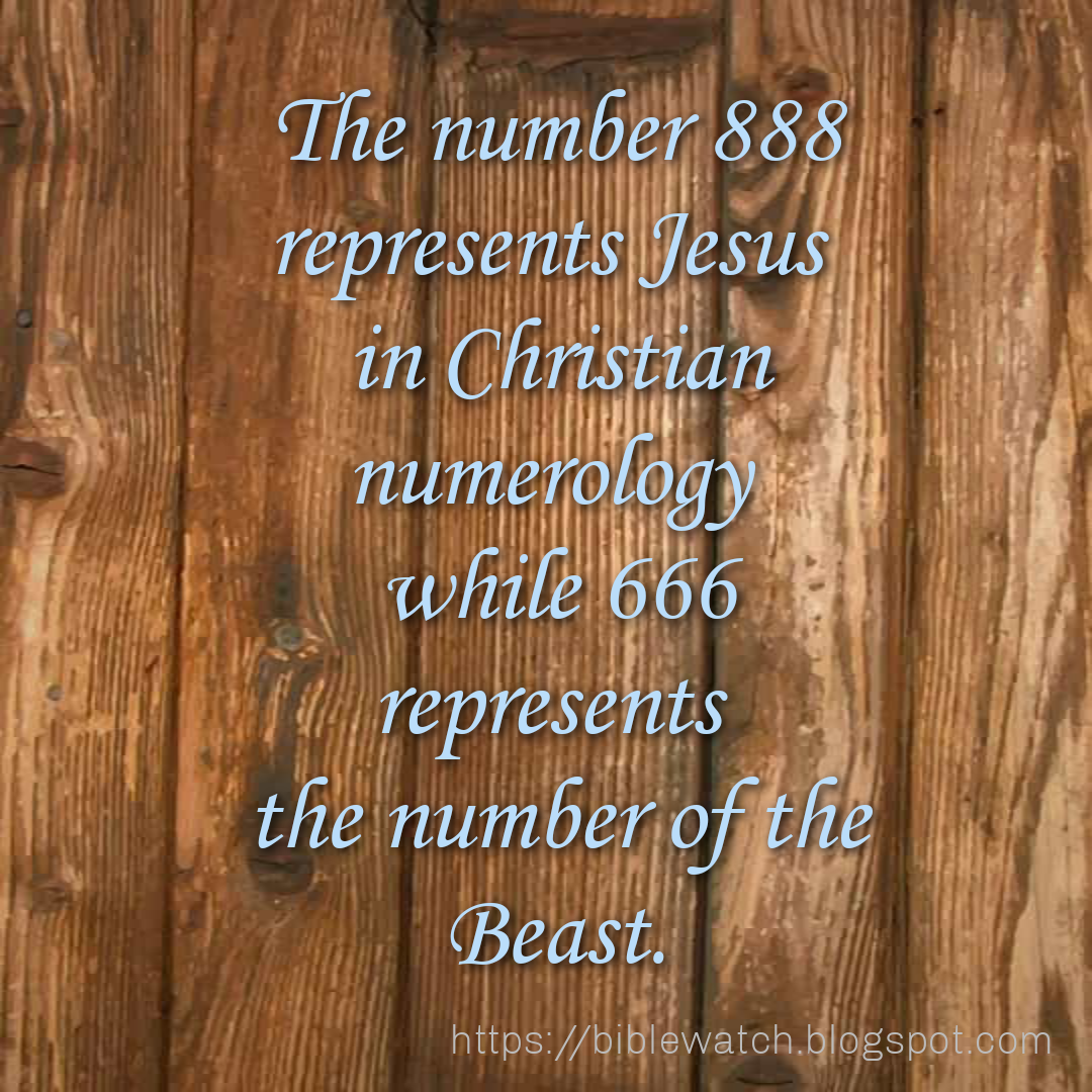 NUMBER OF JESUS