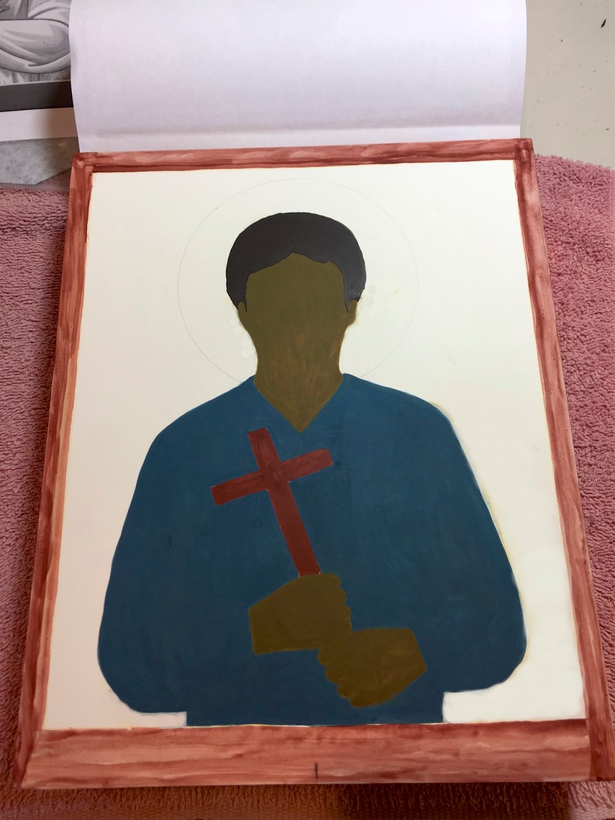 Iconic Cazalea: The process of creating an Icon of a modern saint