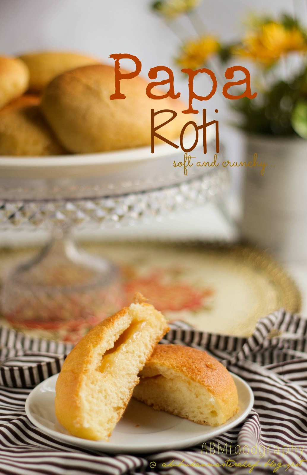 Resepi 258 : Papa Roti / Mexican Bun / Roti Boy / Coffee Bun