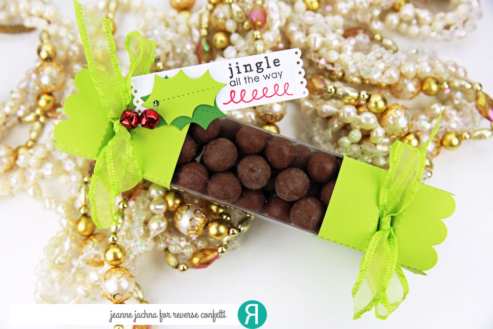 A Kept Life: Reverse Confetti Crazy for Christmas Treat Tubes