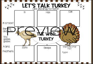 1st Grade Hip Hip Hooray!: Let's Talk Turkey!
