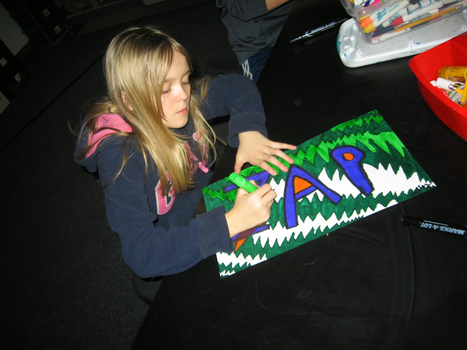 Jamestown Elementary Art Blog: 5th Grade Roy Lichtenstein Pop Art Words