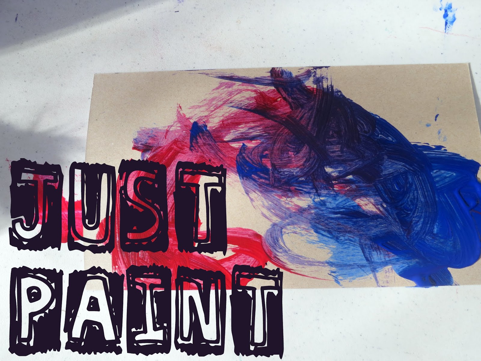 Toddler Art Class: Just Paint : library makers