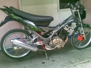 Aneka Gambar Modifikasi Suzuki Satria FU Drag Race Terbaru