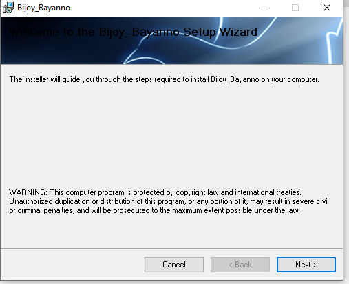 Download and install Bijoy Bayanno 2018, With product key