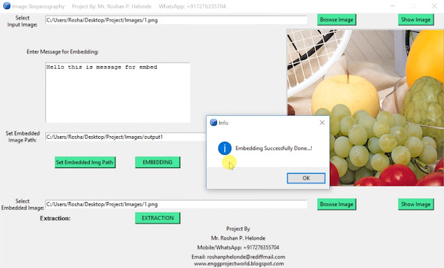 Python Code For Image Steganography For Hiding Message In Image Using Python Project