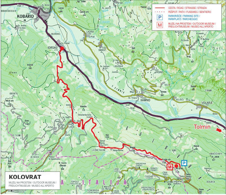 Cycling Dolomiti Friulane: Kolovrat da Kobarid