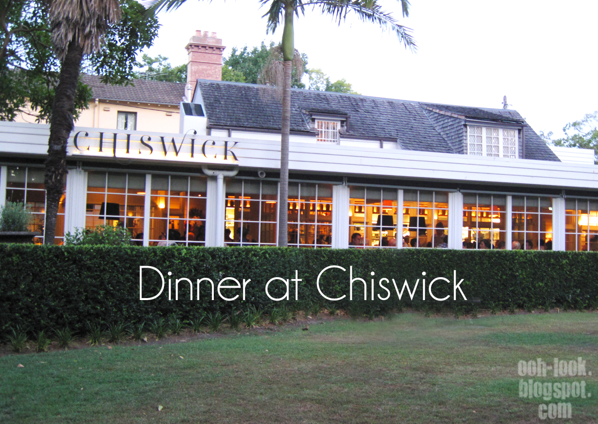 Ooh, Look...: Chiswick, Woollahra