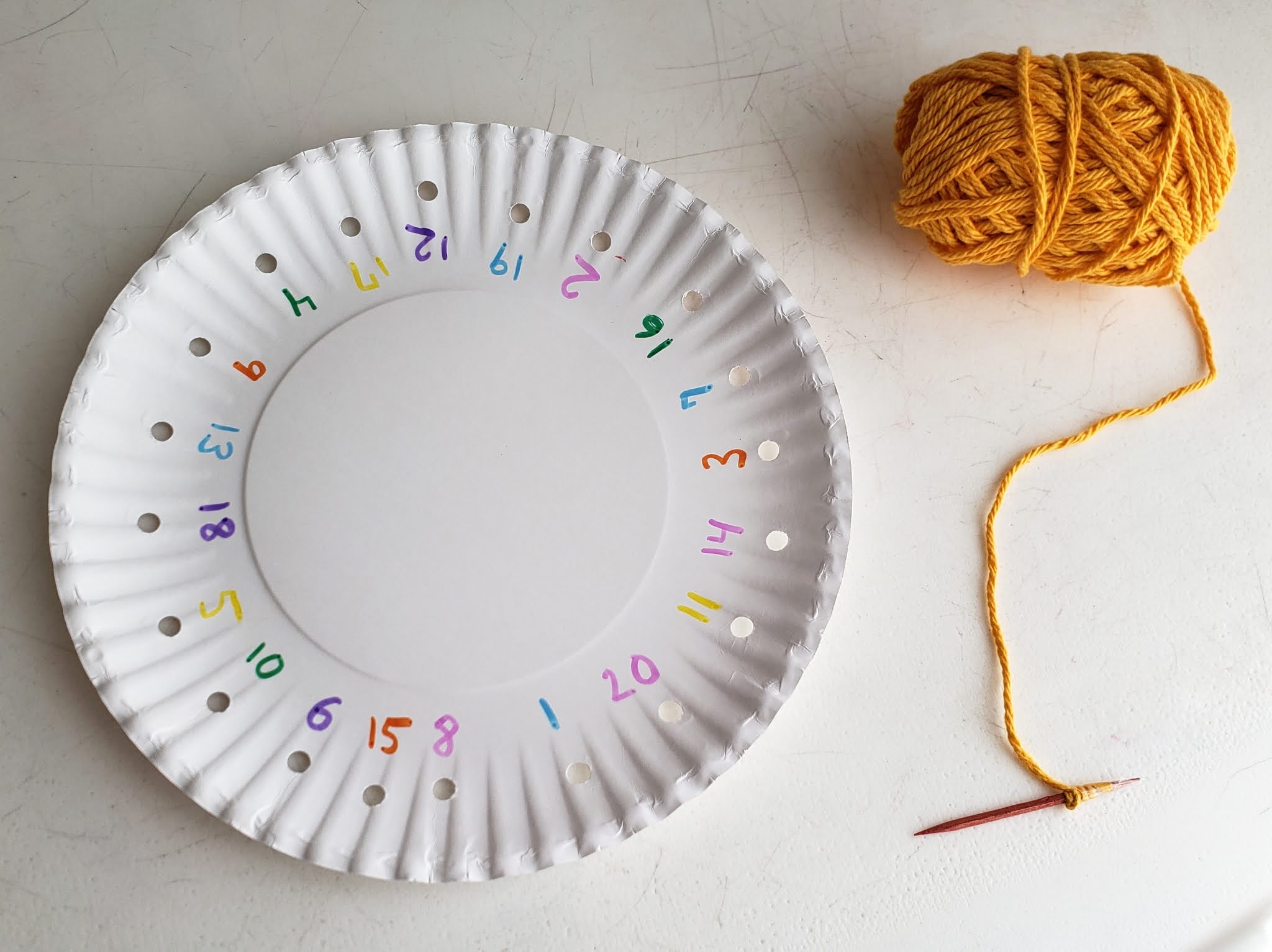 Mom's Tot School: Y is for Yarn!