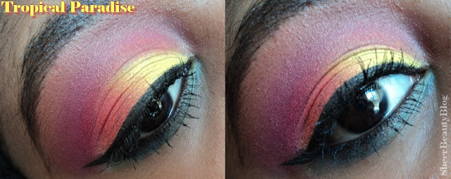 Sheer Beauty: Tropical Eye Look + Tutorial