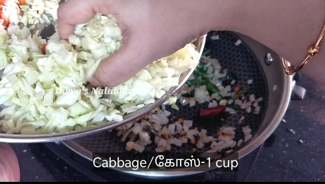 Kadamba Poriyal | Carrot Beans Cabbage Poriyal | Mixed Vegetable Stir ...