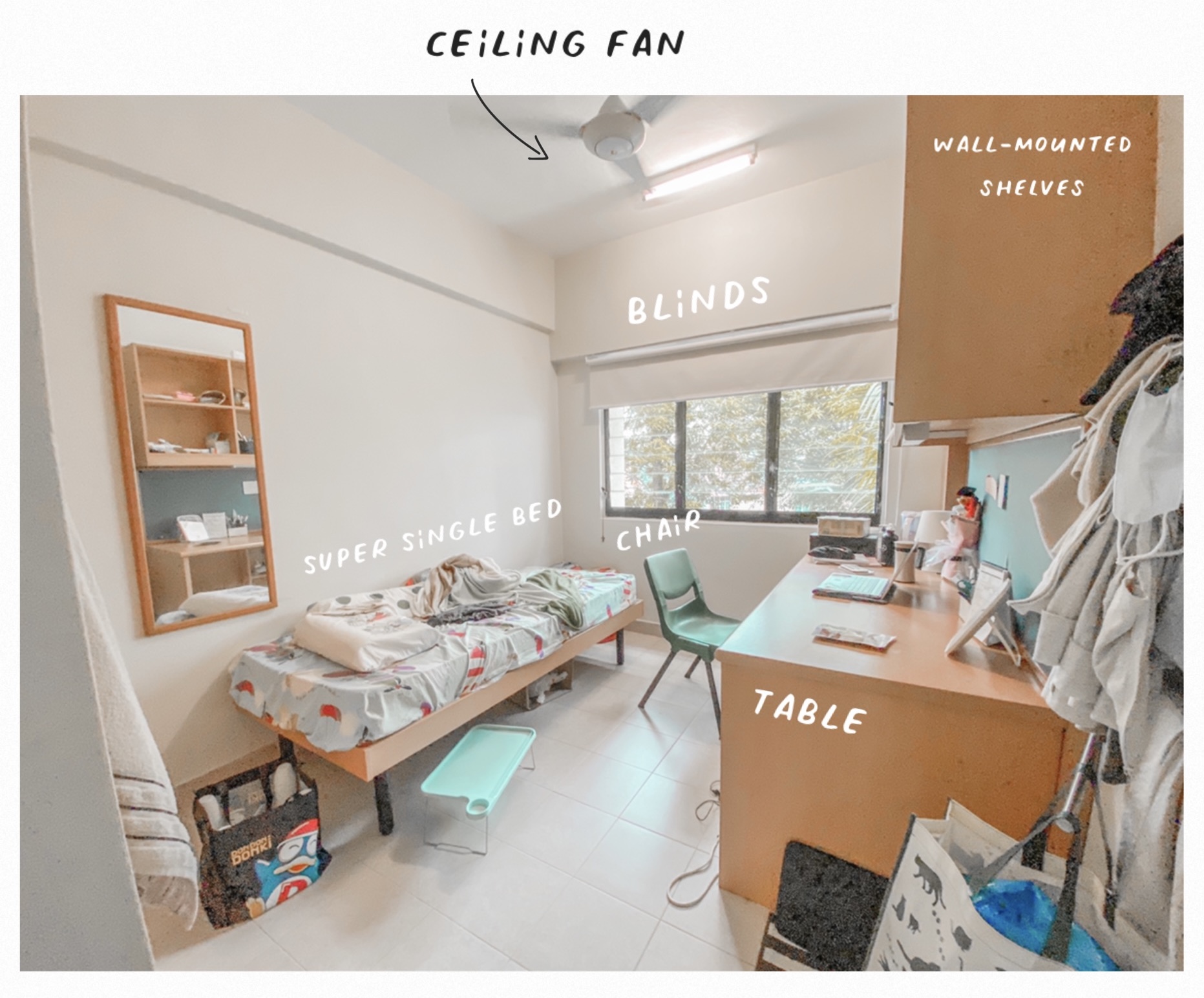 NUS Hall Single Room Tour: What It's Like - Faithfullyours