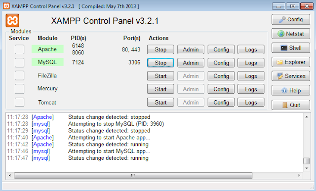 KONEKSI PHP KE SQL SERVER MENGGUNAKAN XAMPP 1.8.3