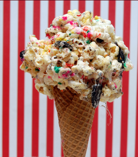 POPCORN ICE CREAM THAT NEVER MELTS! - Hugs and Cookies XOXO