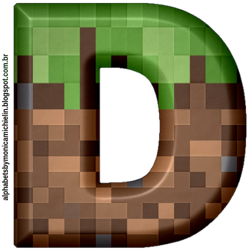 M. Michielin Alphabets: MINECRAFT ALPHABET LETTER PNG , ALFABETO ...