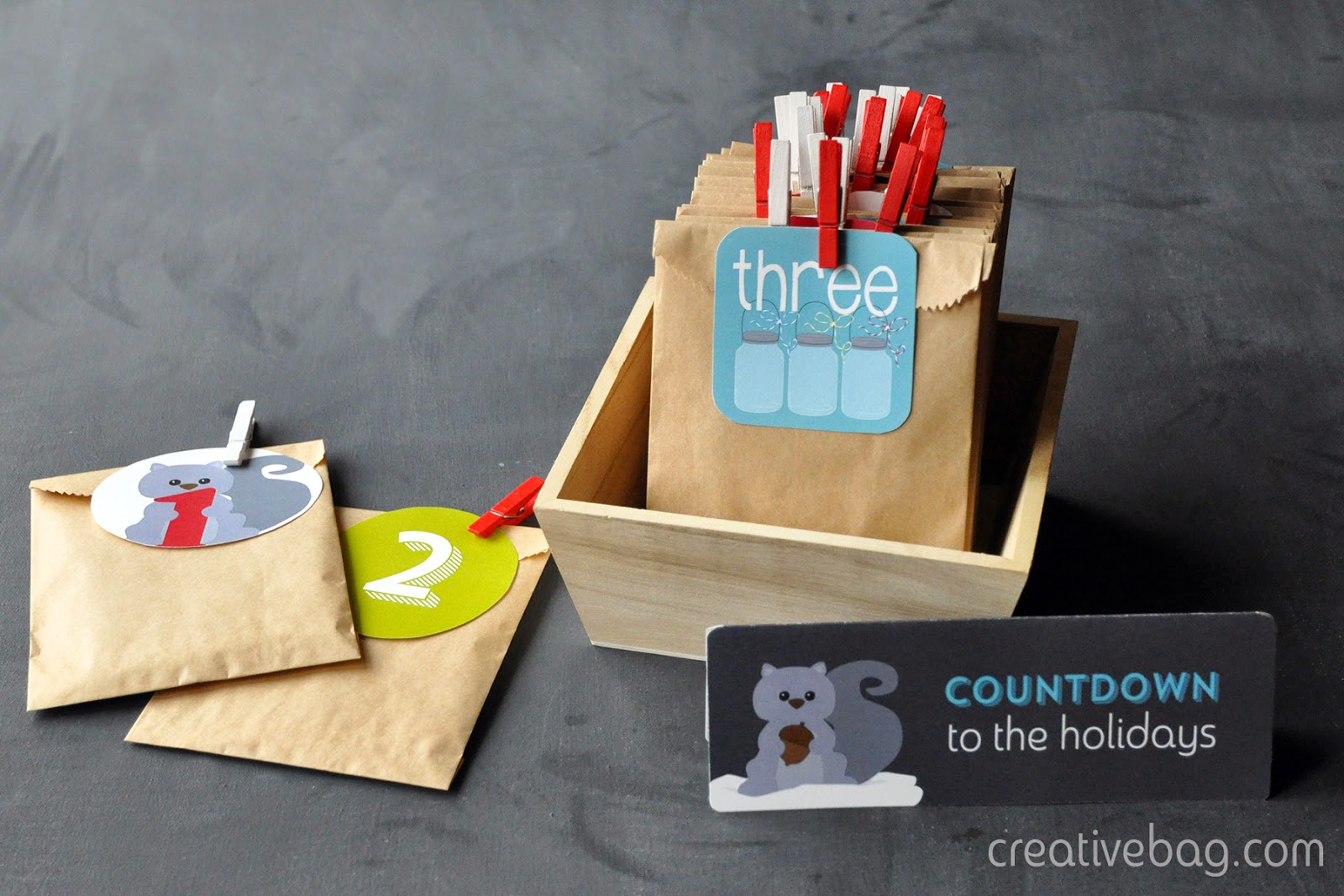 the creative bag blog: Countdown to the holidays + free printables