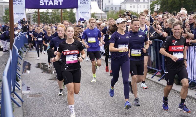 Danish Crown Prince family took part in the Royal Run 2021