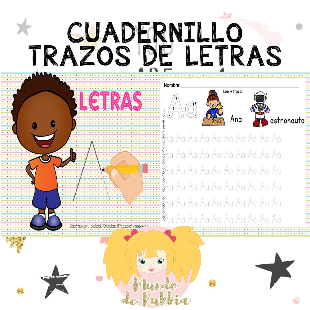 Cuadernillo Trazos Letras | Mundo de Rukkia