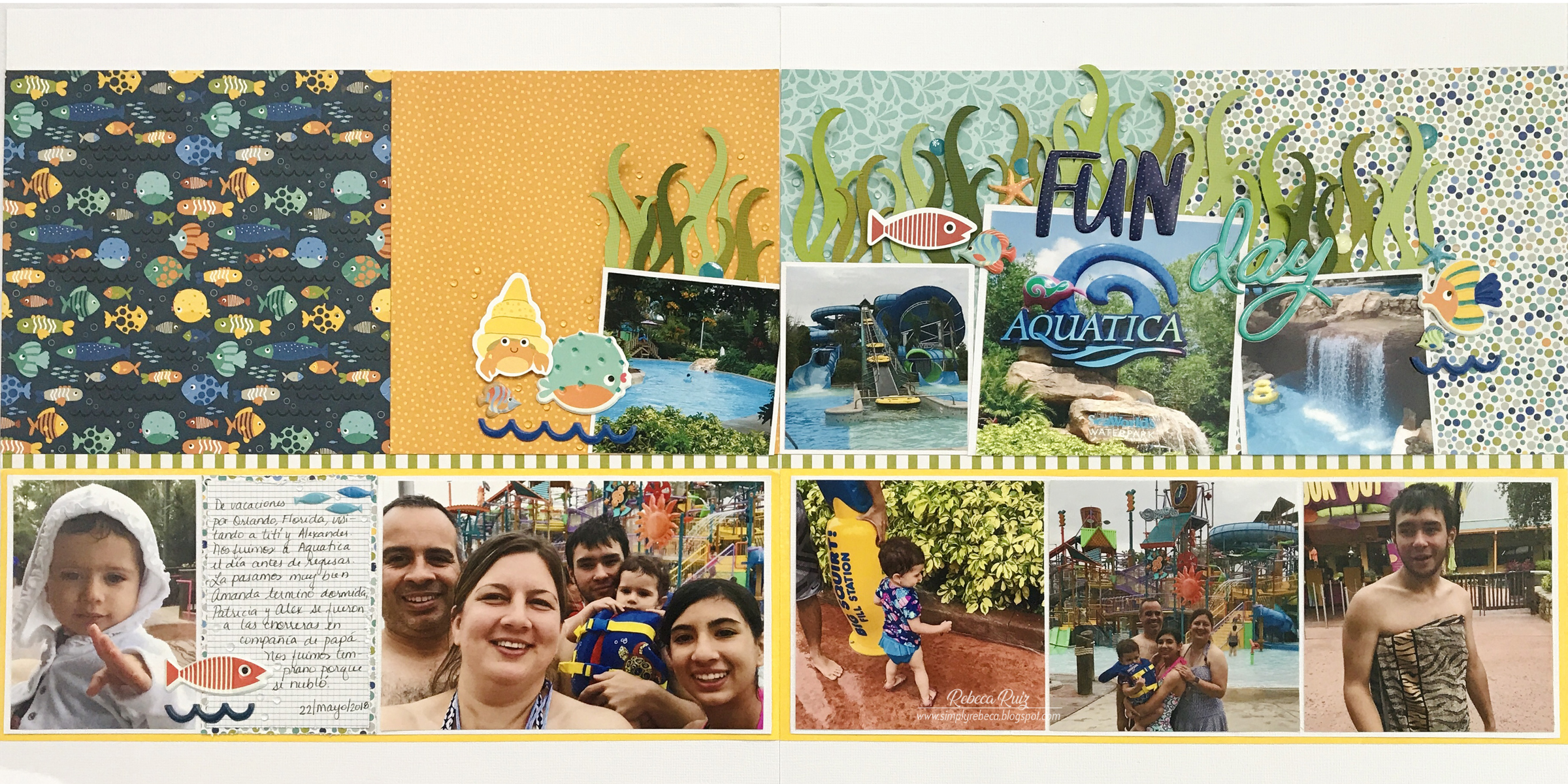 Fun Day Layout - Simply Rebeca