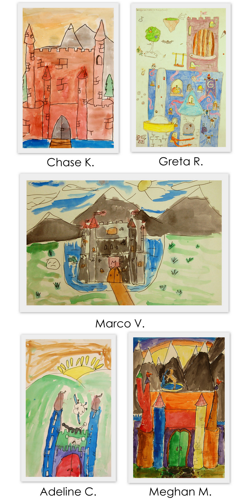 The New Hope Art Gallery: Fantasy Art: Medieval Castles