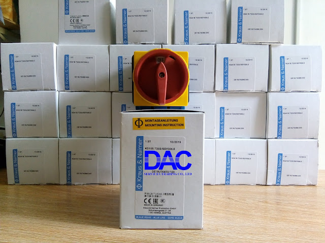 KRAUS & NAIMER VIỆT NAM: MAIN SWITCH (KHÓA ĐÓNG CẮT) KRAUS & NAIMER.