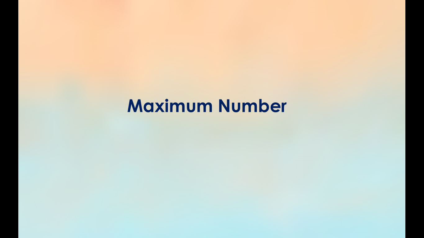 Maximum number Find - Cprograms