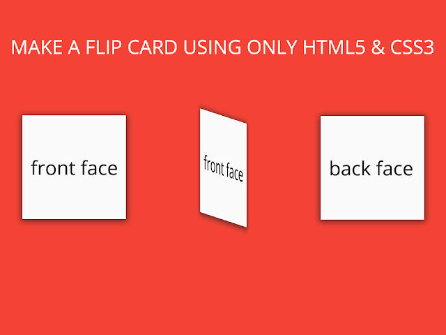 How to make a flip card effect using HTML5 & CSS3 - DoctorCode