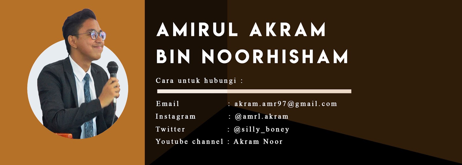 Akram Noor : Example Emcee Script / Emcee for Formal Corporate Event