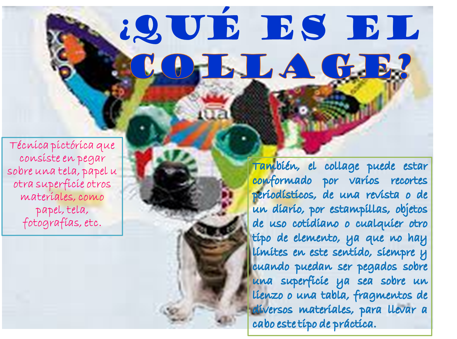 Material, medios y recursos didácticos : EL COLLAGE