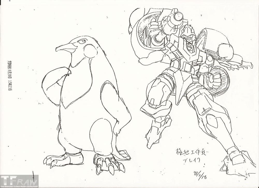 Beast Wars Neo Model Sheets