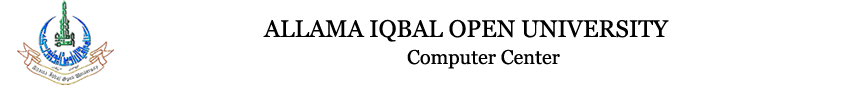 ALLAMA IQBAL OPEN UNIVERSITY: aiou logo monogram