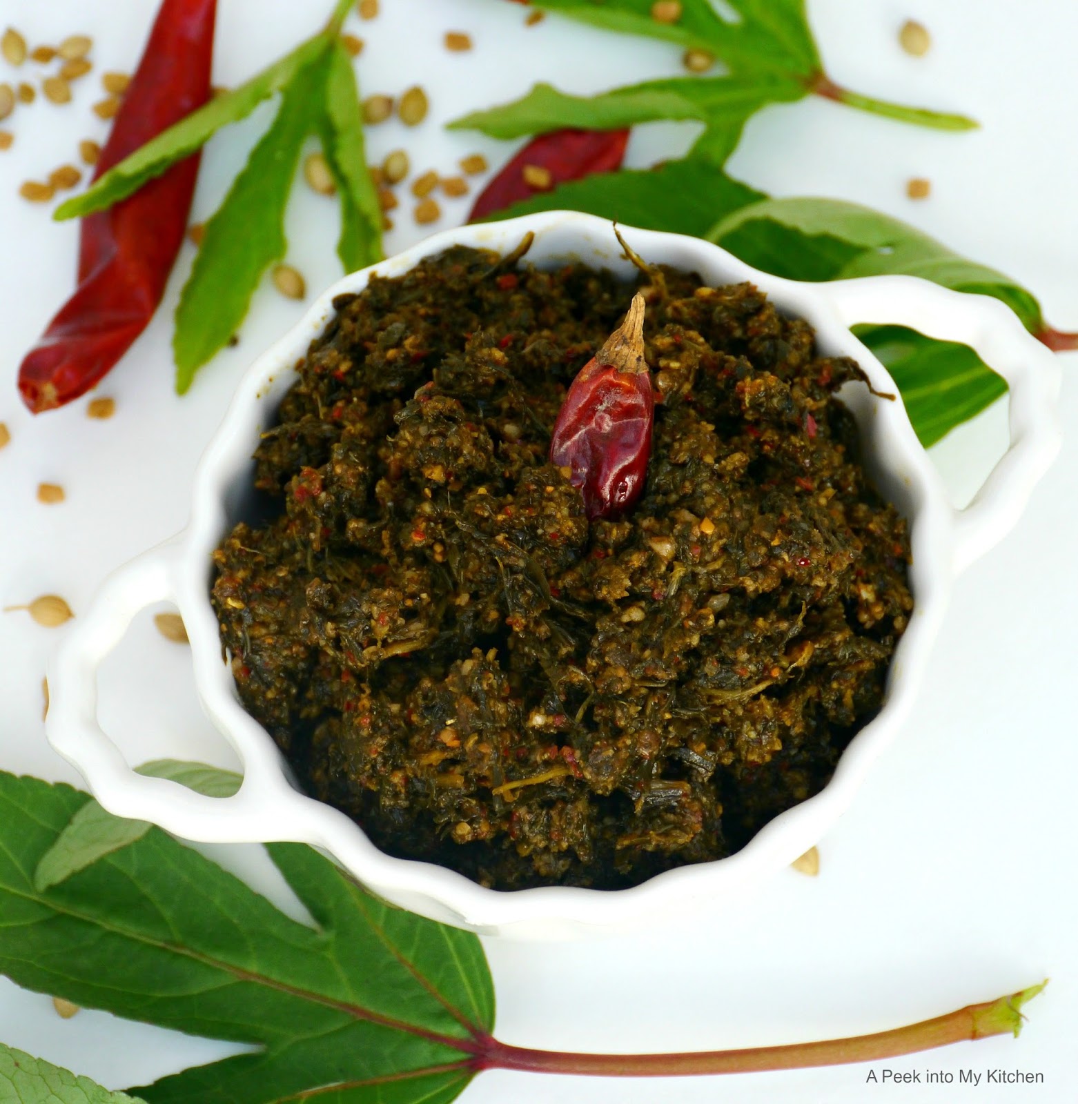 A Peek Into My Kitchen Gongura Pachadi Red Sorrel Leaves Chutney A Peek Into My Kitchen Gongura Pachadi Red Sorrel Leaves Chutney
