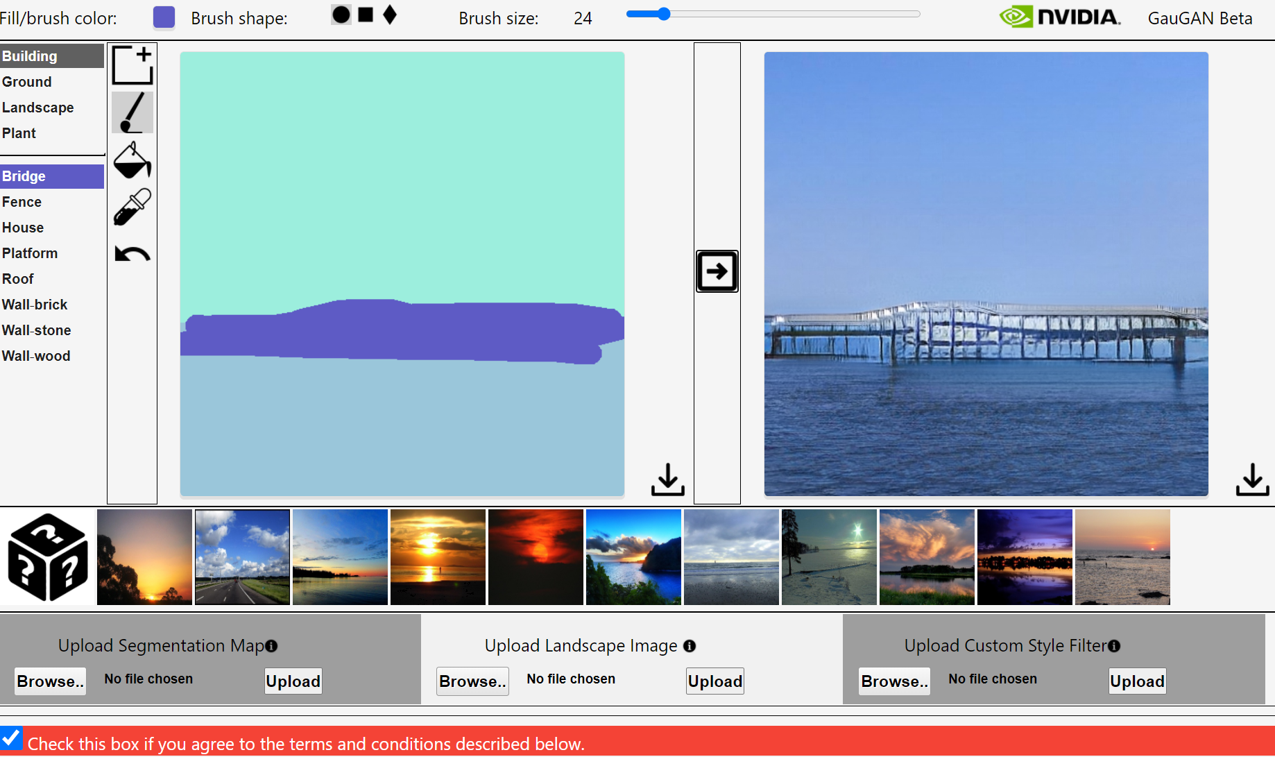 NVidia GAUGAN - stwórz miejsce, którego nie ma