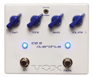 STOMP BOX STEALS: OVERDRIVE- VOX Ice 9 OD ...Joe Satriani's second signature collectors pedal ...