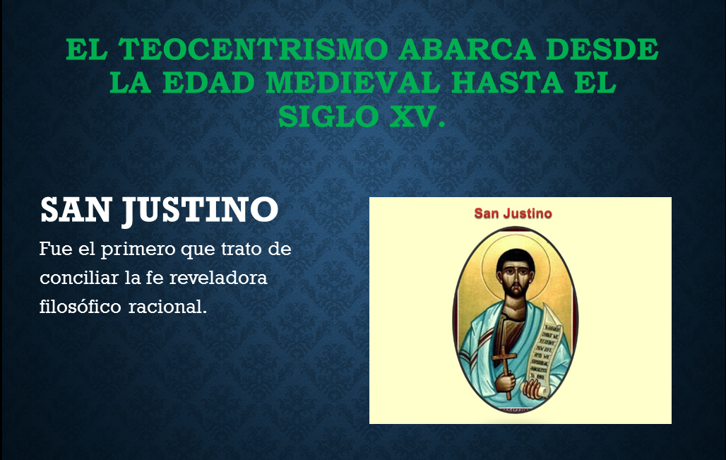 antropologia filosofica: exposición # 3. Teocentrismo.