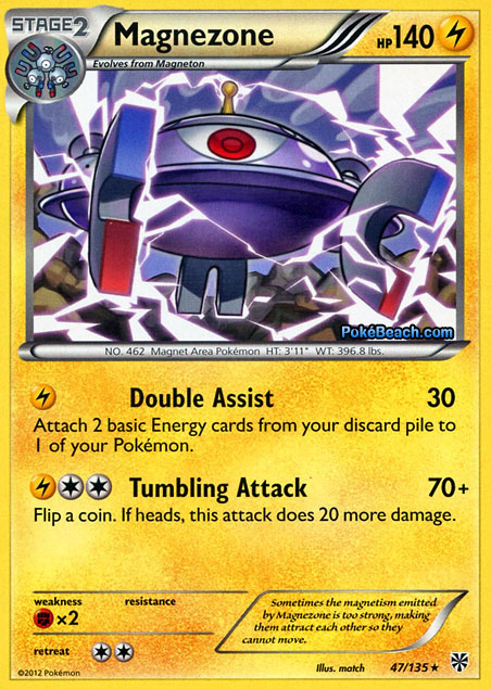 Magnezone #47/135 -- Plasma Storm Pokemon Card Review ...