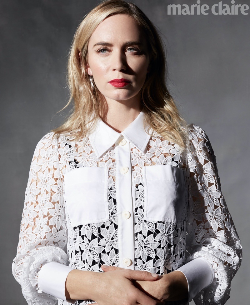 Ember Willowtree: Emily Blunt viste diseños elegantes para Marie Claire