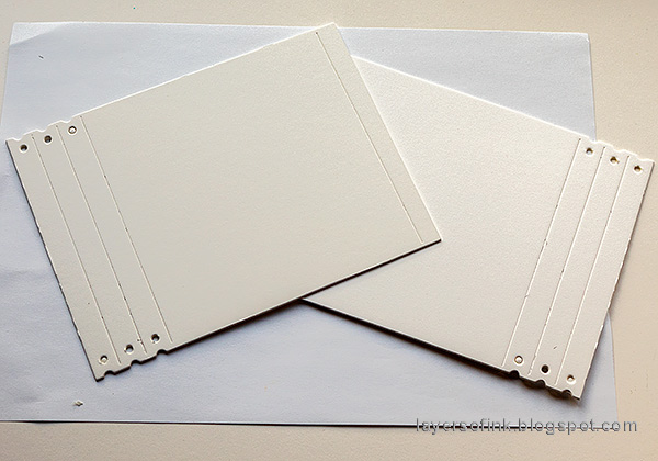 Layers of ink: Vintage Floral Folio Notebook