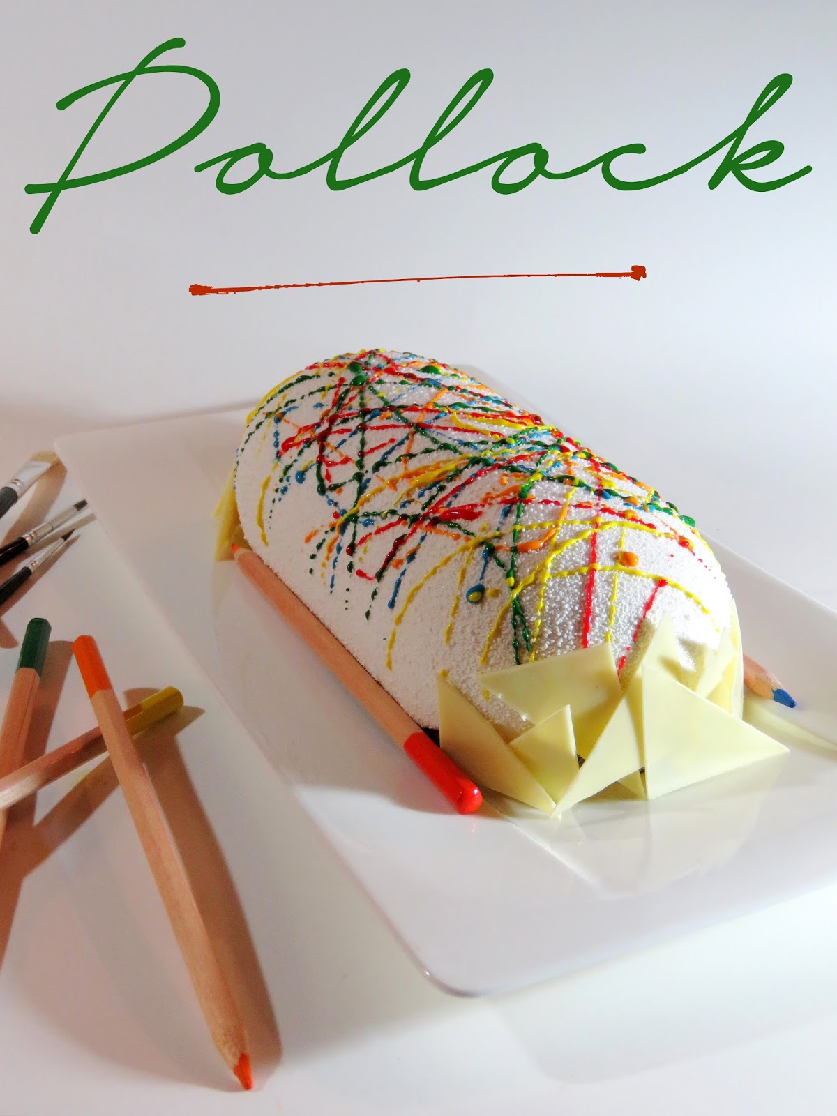 J'en reprendrai bien un bout...: Pollock - Bûche Noël 2016