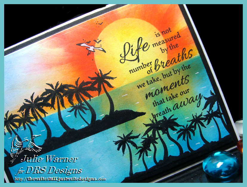 DRS Designs Rubber Stamps: Breathless Sunset
