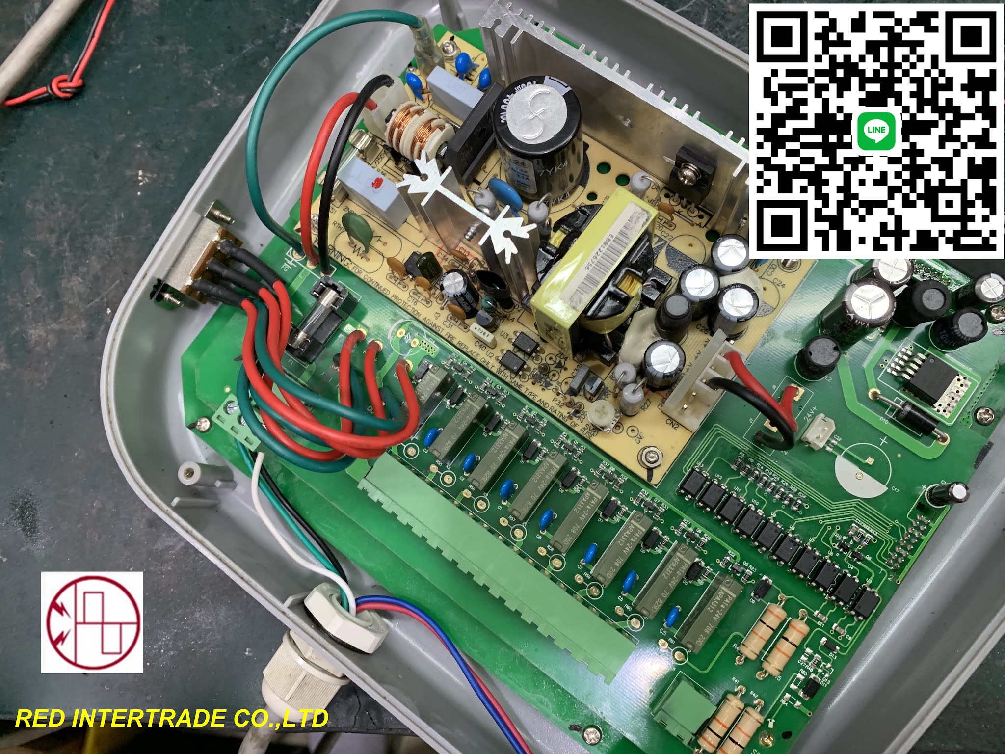 รับซ่อม sequence injection controller อาการ ไฟไม่ติด dc 24v ไม่ออก