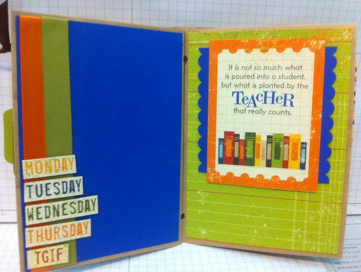 Card Designs & Paper Creations: Back to School Paper Bag Album