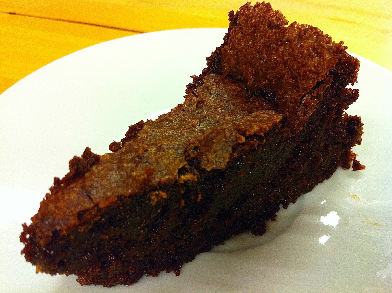 365 things I learned in my kitchen: Squishy, squidgy, gooey chocolate cake